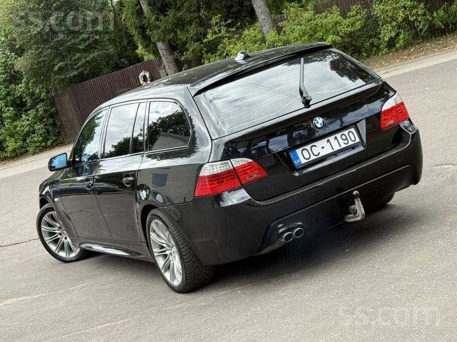 Black BMW 530 2008 in Jurmala, with an engine capacity of 3.00 L and mileage of 0 thousand km for 5350 €, photo 17 on AUTOMOTO.COM.LV