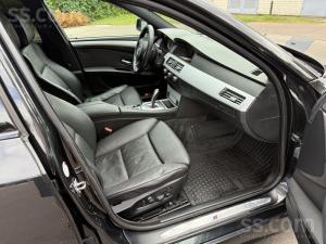 Black BMW 530 2008 in Jurmala, with an engine capacity of 3.00 L and mileage of 0 thousand km for 5350 €, photo 18 on AUTOMOTO.COM.LV