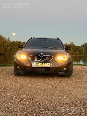 Black BMW 530 2008 in Jelgava, with an engine capacity of 3.00 L and mileage of 0 thousand km for 5900 €, photo 3 on AUTOMOTO.COM.LV