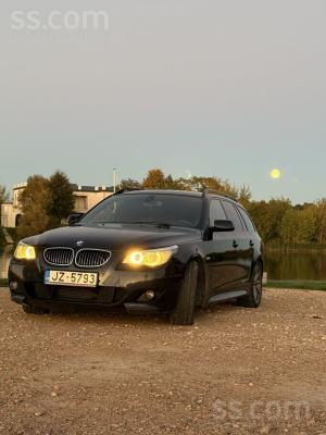 Black BMW 530 2008 in Jelgava, with an engine capacity of 3.00 L and mileage of 0 thousand km for 5900 €, photo 4 on AUTOMOTO.COM.LV