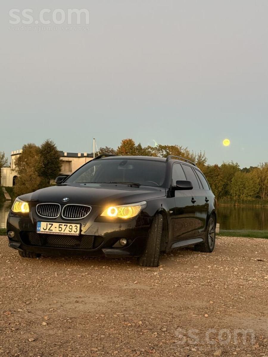 Black BMW 530 2008 in Jelgava, with an engine capacity of 3.00 L and mileage of 0 thousand km for 5900 €, photo 4 on AUTOMOTO.COM.LV