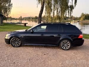 Black BMW 530 2008 in Jelgava, with an engine capacity of 3.00 L and mileage of 0 thousand km for 5900 €, photo 8 on AUTOMOTO.COM.LV