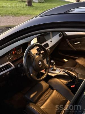 Black BMW 530 2008 in Jelgava, with an engine capacity of 3.00 L and mileage of 0 thousand km for 5900 €, photo 11 on AUTOMOTO.COM.LV