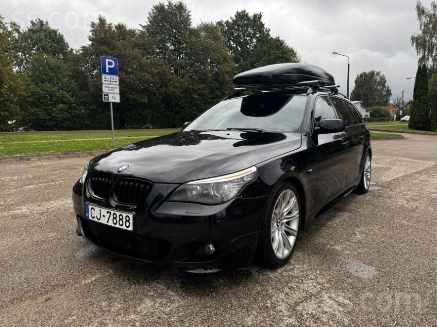 Melns BMW 530 2008 Cēsis, ar dzinēja tilpumu 3.00 L un nobraukumu 445 tūkst. km par 5500 €, foto 1 vietnē AUTOMOTO.COM.LV