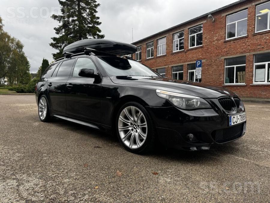 Melns BMW 530 2008 Cēsis, ar dzinēja tilpumu 3.00 L un nobraukumu 445 tūkst. km par 5500 €, foto 11 vietnē AUTOMOTO.COM.LV