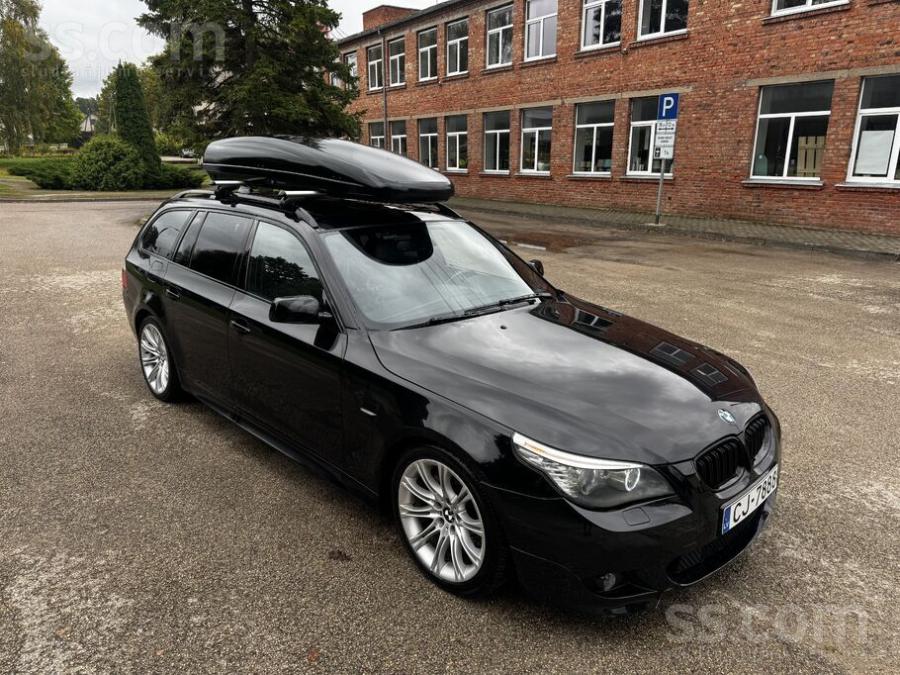 Melns BMW 530 2008 Cēsis, ar dzinēja tilpumu 3.00 L un nobraukumu 445 tūkst. km par 5500 €, foto 12 vietnē AUTOMOTO.COM.LV