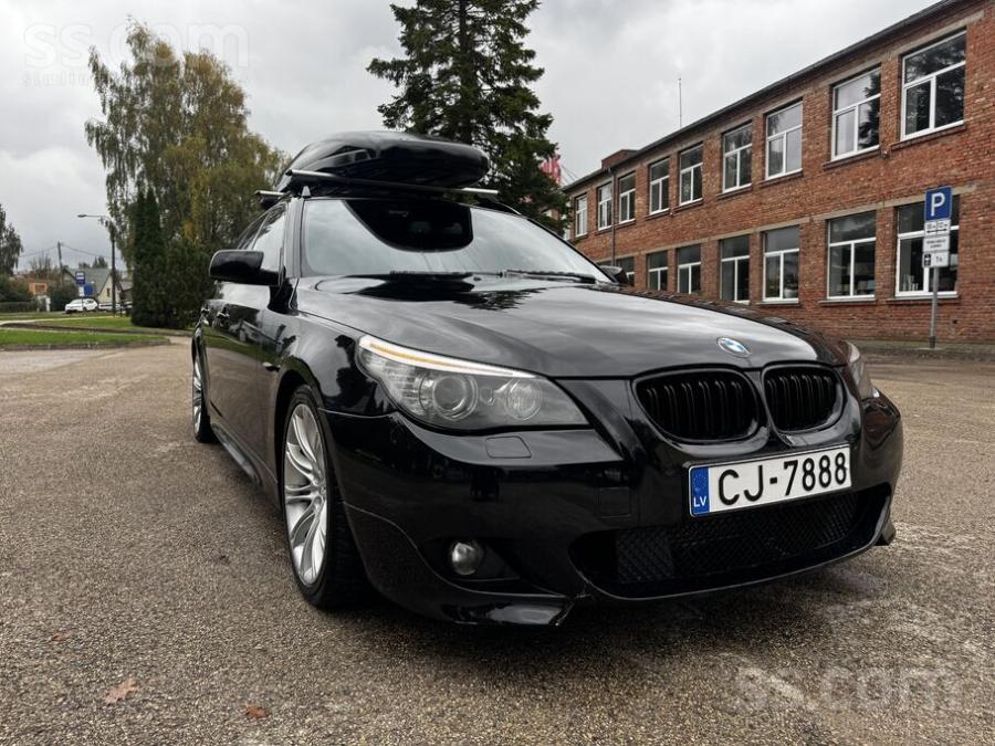 Melns BMW 530 2008 Cēsis, ar dzinēja tilpumu 3.00 L un nobraukumu 445 tūkst. km par 5500 €, foto 13 vietnē AUTOMOTO.COM.LV