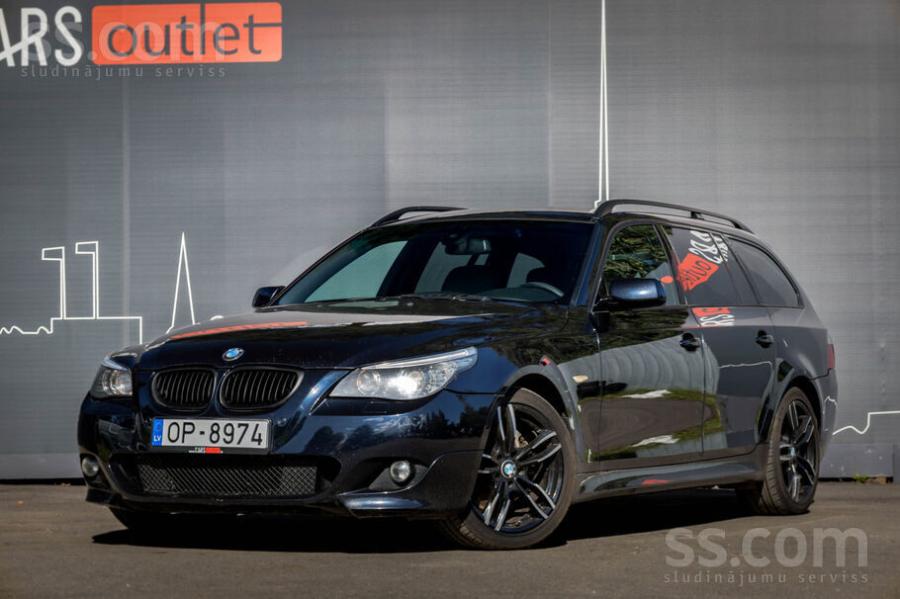 Melns BMW 530 2008 Rīga, ar dzinēja tilpumu 3.00 L un nobraukumu 318 tūkst. km par 5990 €, foto 1 vietnē AUTOMOTO.COM.LV