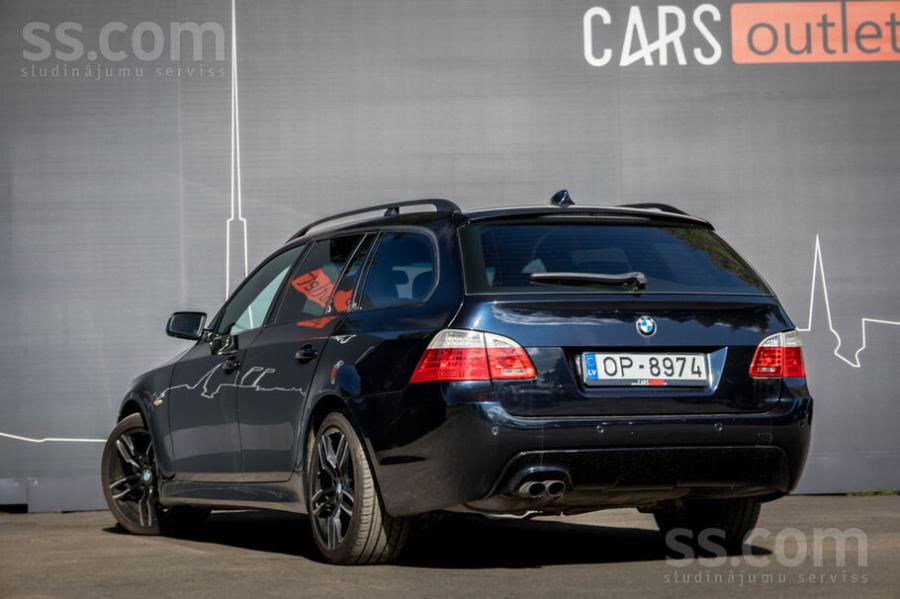 Melns BMW 530 2008 Rīga, ar dzinēja tilpumu 3.00 L un nobraukumu 318 tūkst. km par 5990 €, foto 5 vietnē AUTOMOTO.COM.LV