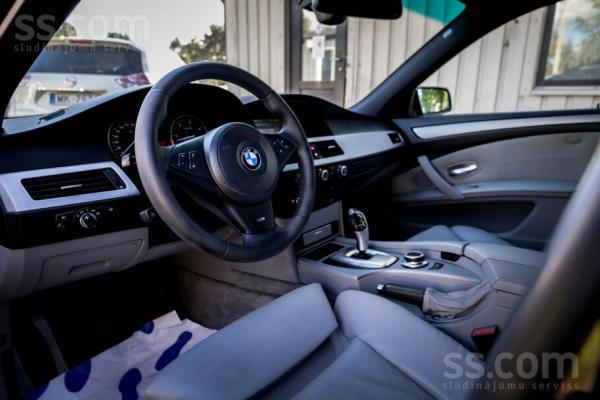 Melns BMW 530 2008 Rīga, ar dzinēja tilpumu 3.00 L un nobraukumu 318 tūkst. km par 5990 €, foto 8 vietnē AUTOMOTO.COM.LV
