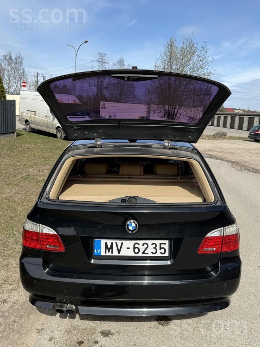 Melns BMW 530 2009 Rīga, ar dzinēja tilpumu 3.00 L un nobraukumu 291 tūkst. km par 5200 €, foto 3 vietnē AUTOMOTO.COM.LV