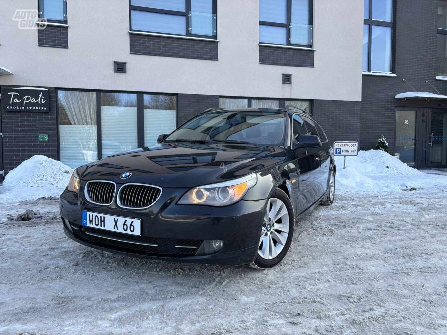 Melns BMW 530 2009 Kauņa, ar dzinēja tilpumu 2.50 L un nobraukumu 370 tūkst. km par 3850 €, foto 1 vietnē AUTOMOTO.COM.LV
