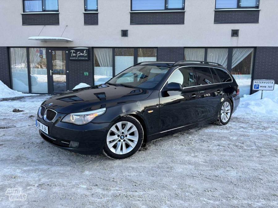 Melns BMW 530 2009 Kauņa, ar dzinēja tilpumu 2.50 L un nobraukumu 370 tūkst. km par 3850 €, foto 5 vietnē AUTOMOTO.COM.LV