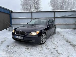 Black BMW 530 2009 in Kaunas, with an engine capacity of 3.00 L and mileage of 387 thousand km for 4450 €, photo  on AUTOMOTO.COM.LV
