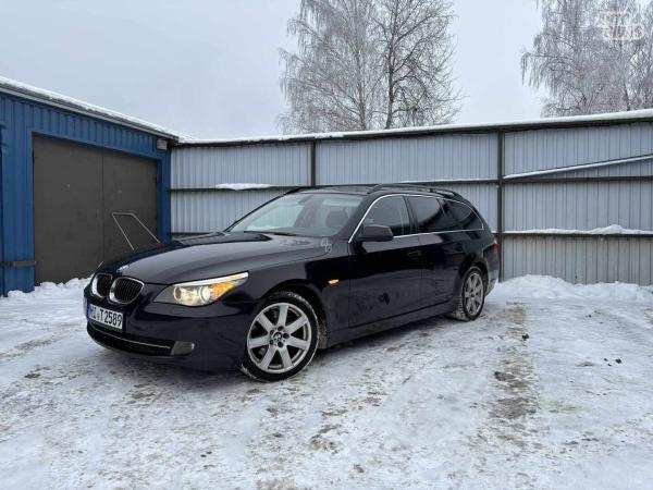 Black BMW 530 2009 in Kaunas, with an engine capacity of 3.00 L and mileage of 387 thousand km for 4450 €, photo 5 on AUTOMOTO.COM.LV