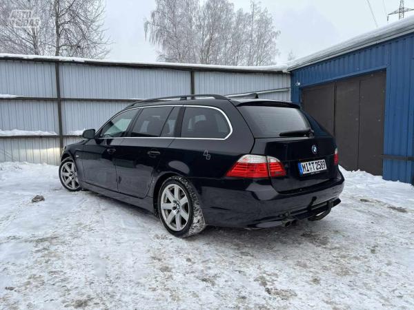 Black BMW 530 2009 in Kaunas, with an engine capacity of 3.00 L and mileage of 387 thousand km for 4450 €, photo 7 on AUTOMOTO.COM.LV