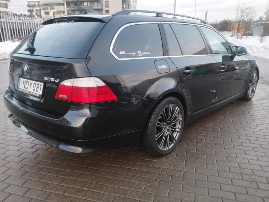 Melns BMW 530 2009 Viļņa, ar dzinēja tilpumu 3.00 L un nobraukumu 330 tūkst. km par 3499 €, foto 5 vietnē AUTOMOTO.COM.LV