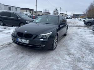 Melns BMW 530 2009 Kauņa, ar dzinēja tilpumu 3.00 L un nobraukumu 430 tūkst. km par 3450 €, foto  vietnē AUTOMOTO.COM.LV