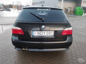 Melns BMW 530 2009 Viļņa, ar dzinēja tilpumu 2.50 L un nobraukumu 330 tūkst. km par 3200 €, foto 3 vietnē AUTOMOTO.COM.LV