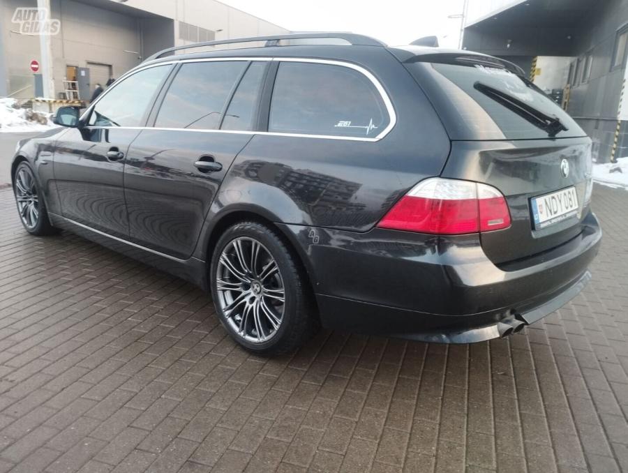 Melns BMW 530 2009 Viļņa, ar dzinēja tilpumu 2.50 L un nobraukumu 330 tūkst. km par 3200 €, foto 5 vietnē AUTOMOTO.COM.LV