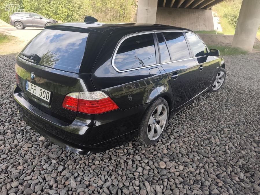Black BMW 530 2009 in Vilnius, with an engine capacity of 3.00 L and mileage of 366 thousand km for 3000 €, photo 4 on AUTOMOTO.COM.LV
