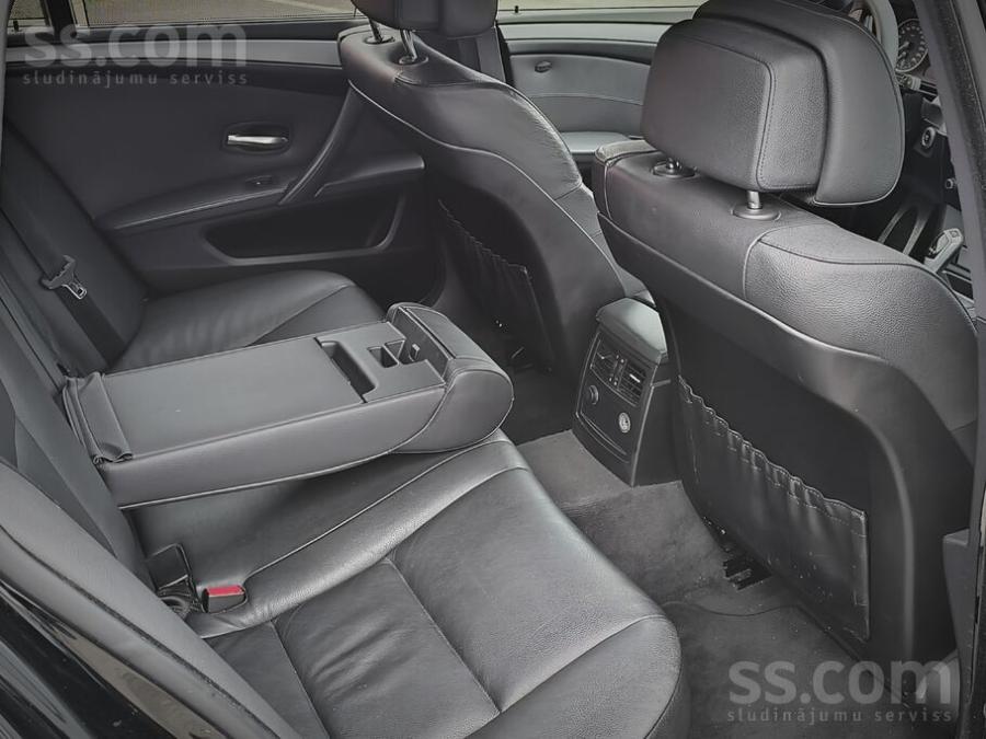Черный БМВ 530 2009 в Рига, объемом двигателя 3.00 л и пробегом 313 тыс. км за 6690 €, фото 12 на AUTOMOTO.COM.LV