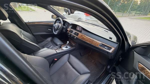Melns BMW 530 2009 Limbaži, ar dzinēja tilpumu 3.00 L un nobraukumu 415 tūkst. km par 5800 €, foto 8 vietnē AUTOMOTO.COM.LV