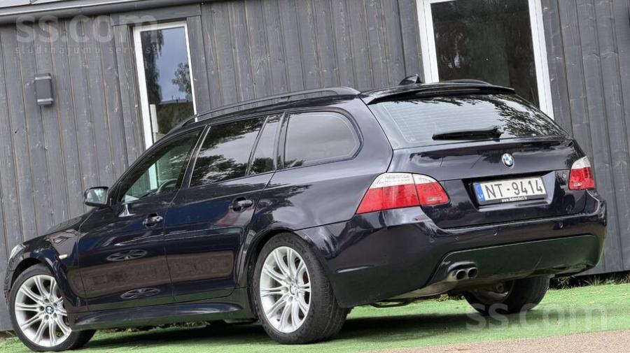 Black BMW 530 2009 in Riga, with an engine capacity of 3.00 L and mileage of 347 thousand km for 5450 €, photo 4 on AUTOMOTO.COM.LV
