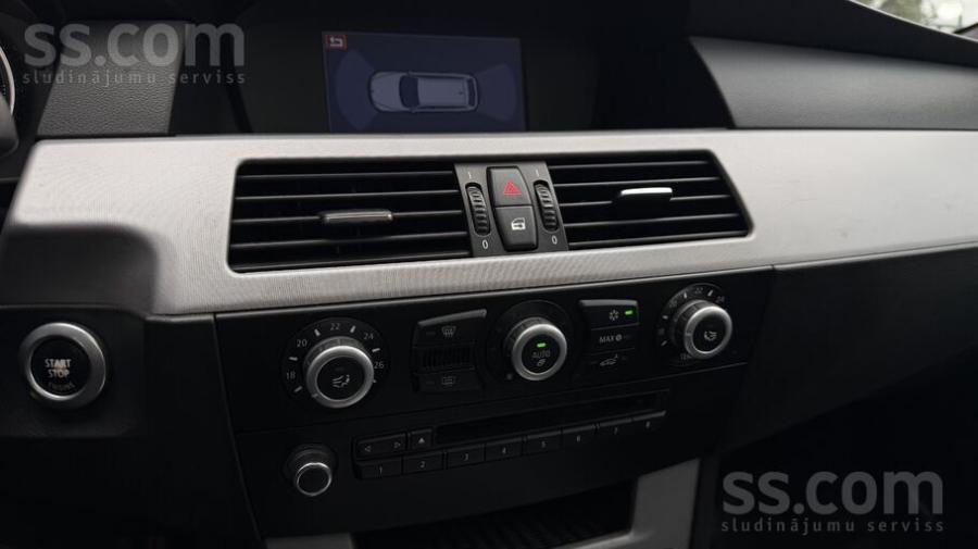 Black BMW 530 2009 in Riga, with an engine capacity of 3.00 L and mileage of 347 thousand km for 5450 €, photo 14 on AUTOMOTO.COM.LV