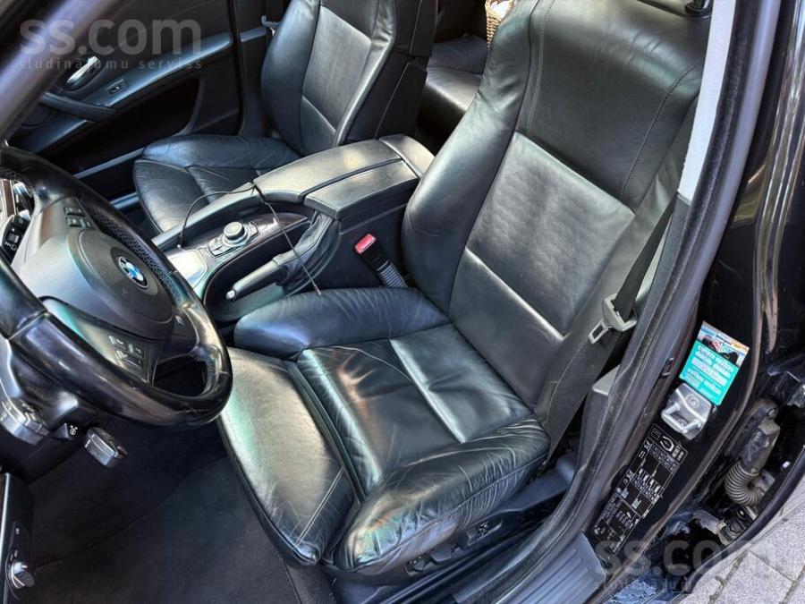 Melns BMW 530 2009 Limbaži, ar dzinēja tilpumu 3.00 L un nobraukumu 349 tūkst. km par 3350 €, foto 6 vietnē AUTOMOTO.COM.LV