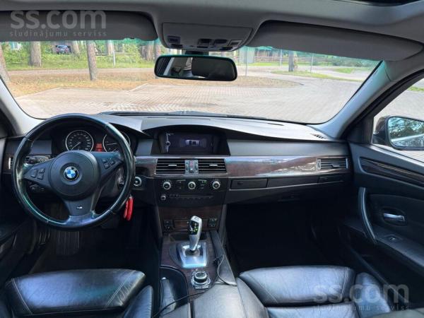 Melns BMW 530 2009 Limbaži, ar dzinēja tilpumu 3.00 L un nobraukumu 349 tūkst. km par 3350 €, foto 8 vietnē AUTOMOTO.COM.LV
