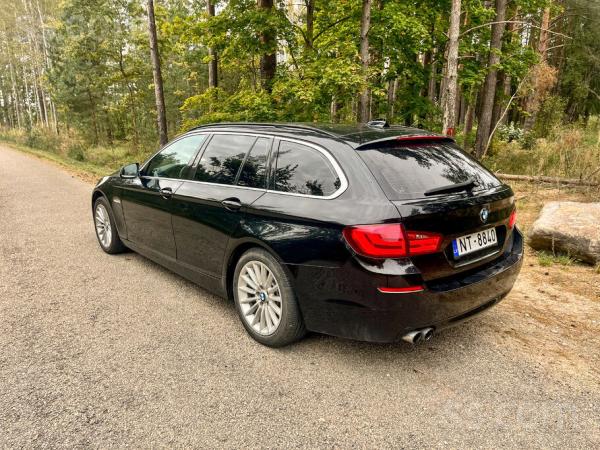 Black BMW 530 2010 in Jekabpils, with an engine capacity of 3.00 L and mileage of 297 thousand km for 9800 €, photo 5 on AUTOMOTO.COM.LV