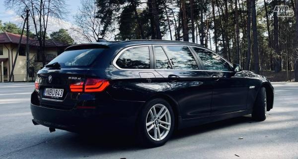 Black BMW 530 2010 in Kaunas, with an engine capacity of 3.00 L and mileage of 365 thousand km for 6500 €, photo 5 on AUTOMOTO.COM.LV