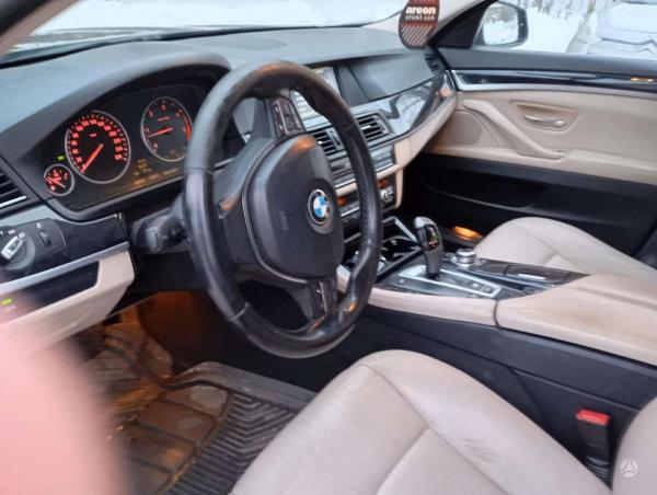 Black BMW 530 2010 in Klaipeda, with an engine capacity of 2.99 L and mileage of 360 thousand km for 6750 €, photo 9 on AUTOMOTO.COM.LV