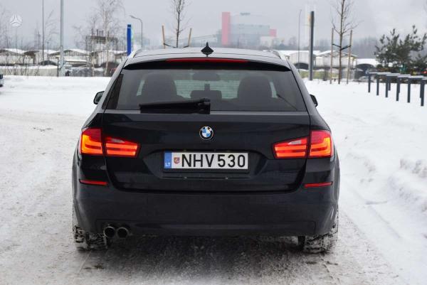 Black BMW 530 2010 in Vilnius, with an engine capacity of 2.99 L and mileage of 324 thousand km for 8950 €, photo 6 on AUTOMOTO.COM.LV