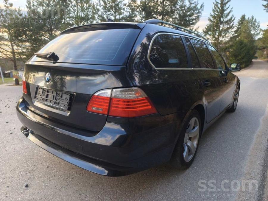 Black BMW 530 2010 in Ludza, with an engine capacity of 3.00 L and mileage of 352 thousand km for 5490 €, photo 4 on AUTOMOTO.COM.LV