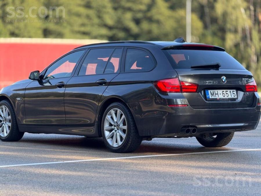 Black BMW 530 2010 in Riga, with an engine capacity of 3.00 L and mileage of 310 thousand km for 7250 €, photo 8 on AUTOMOTO.COM.LV