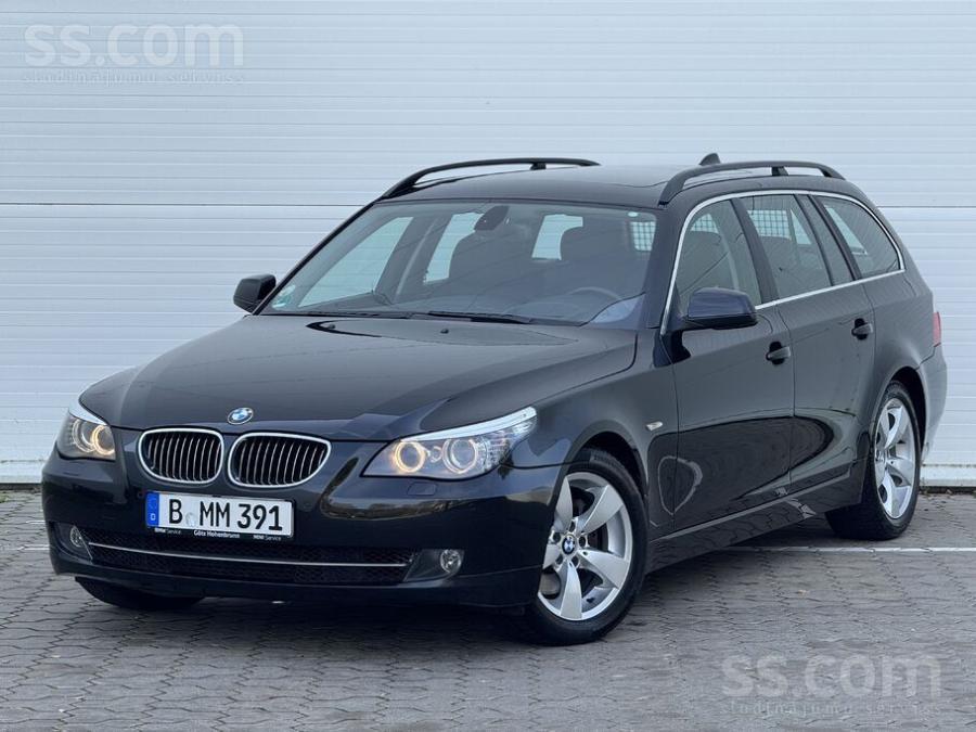 Black BMW 530 2010 in Riga, with an engine capacity of 3.00 L and mileage of 344 thousand km for 6480 €, photo 1 on AUTOMOTO.COM.LV