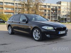 Black BMW 530 2011 in Riga, with an engine capacity of 3.00 L and mileage of 264 thousand km for 8500 €, photo 7 on AUTOMOTO.COM.LV
