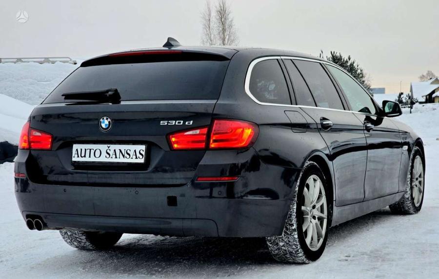 Melns BMW 530 2011 Tauragė, ar dzinēja tilpumu 2.99 L un nobraukumu 276 tūkst. km par 7250 €, foto 8 vietnē AUTOMOTO.COM.LV