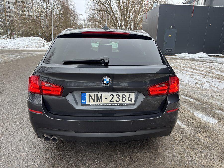 Black BMW 530 2011 in Riga, with an engine capacity of 3.00 L and mileage of 315 thousand km for 8450 €, photo 6 on AUTOMOTO.COM.LV