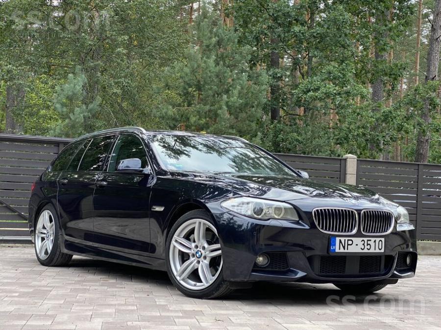 Black BMW 530 2011 in Riga, with an engine capacity of 3.00 L and mileage of 256 thousand km for 10500 €, photo 1 on AUTOMOTO.COM.LV