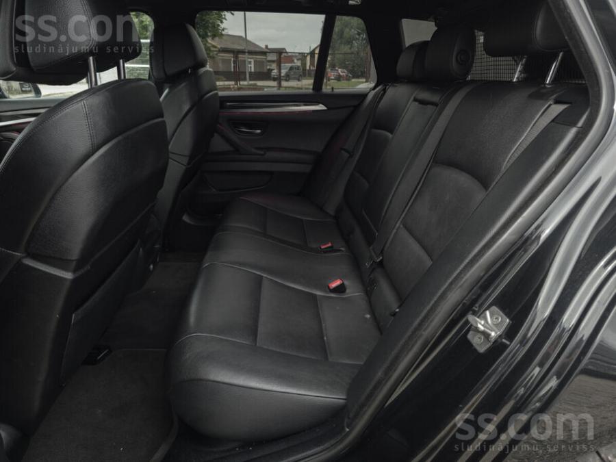 Melns BMW 530 2011 Liepāja, ar dzinēja tilpumu 3.00 L un nobraukumu 374 tūkst. km par 8900 €, foto 7 vietnē AUTOMOTO.COM.LV