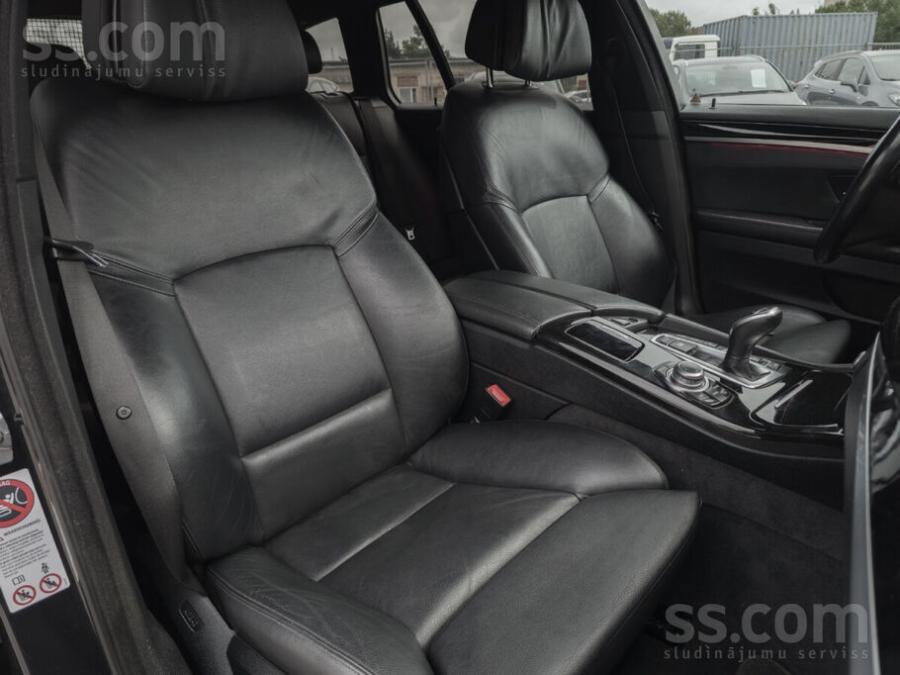 Melns BMW 530 2011 Liepāja, ar dzinēja tilpumu 3.00 L un nobraukumu 374 tūkst. km par 8900 €, foto 8 vietnē AUTOMOTO.COM.LV