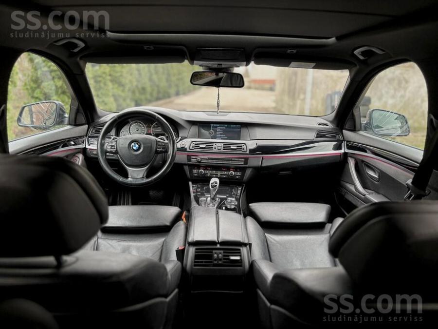 Melns BMW 530 2011 Liepāja, ar dzinēja tilpumu 3.00 L un nobraukumu 374 tūkst. km par 8900 €, foto 13 vietnē AUTOMOTO.COM.LV