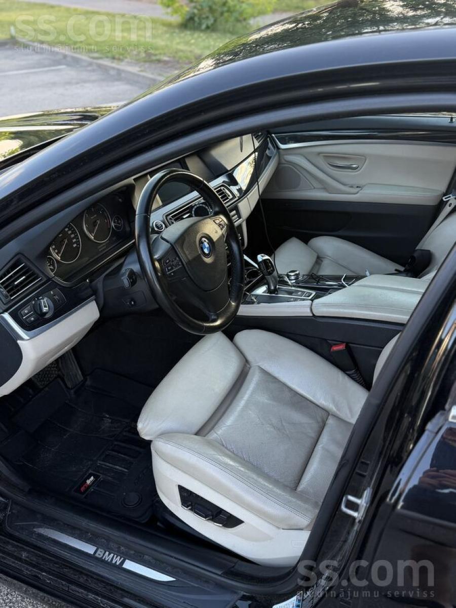 Melns BMW 530 2011 Rīga, ar dzinēja tilpumu 3.00 L un nobraukumu 290 tūkst. km par 6700 €, foto 6 vietnē AUTOMOTO.COM.LV