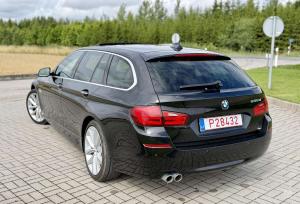 Black BMW 530 2011 in Vilnius, with an engine capacity of 2.99 L and mileage of 323 thousand km for 8250 €, photo 22 on AUTOMOTO.COM.LV