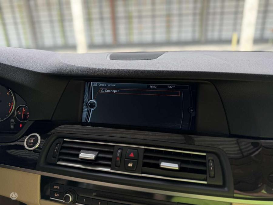 Black BMW 530 2011 in Vilnius, with an engine capacity of 2.99 L and mileage of 323 thousand km for 8250 €, photo 44 on AUTOMOTO.COM.LV