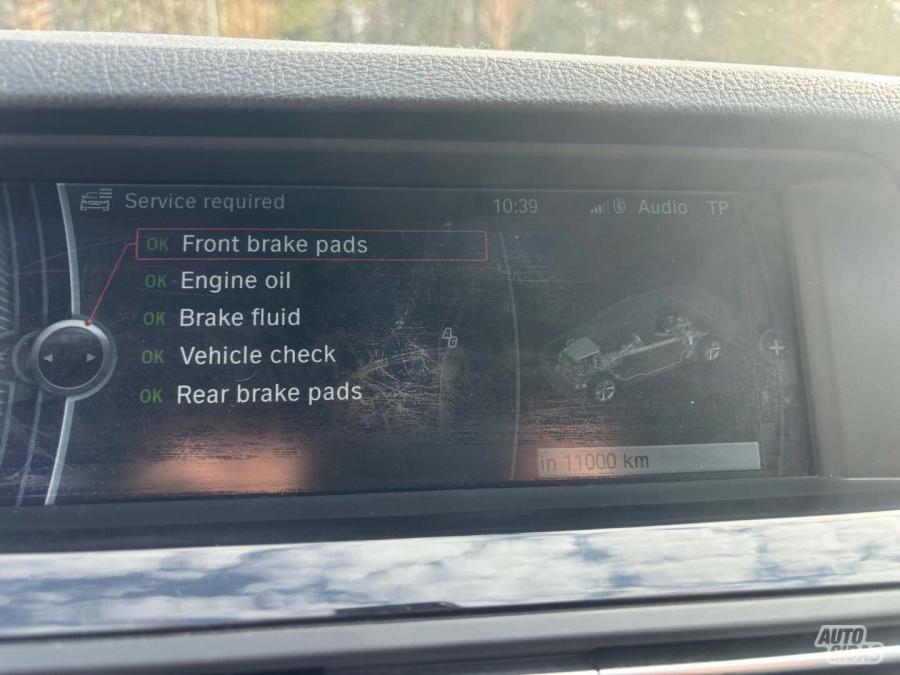 Black BMW 530 2011 in Vilnius, with an engine capacity of 3.00 L and mileage of 287 thousand km for 8200 €, photo 6 on AUTOMOTO.COM.LV