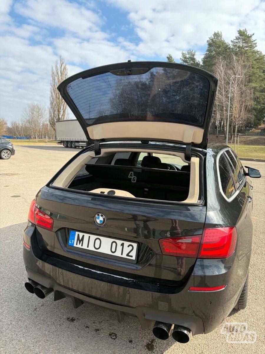 Black BMW 530 2011 in Vilnius, with an engine capacity of 3.00 L and mileage of 287 thousand km for 8200 €, photo 8 on AUTOMOTO.COM.LV